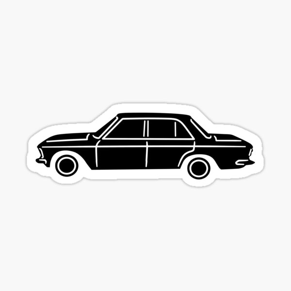 "Fiat 130" Sticker for Sale by AutoClub | Redbubble