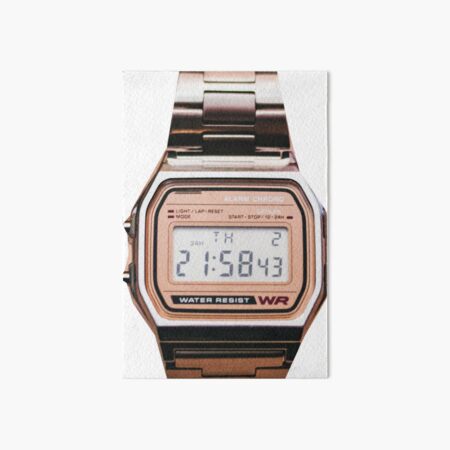 "Casio retro old school watch" Art Board Print for Sale by polymalex ...