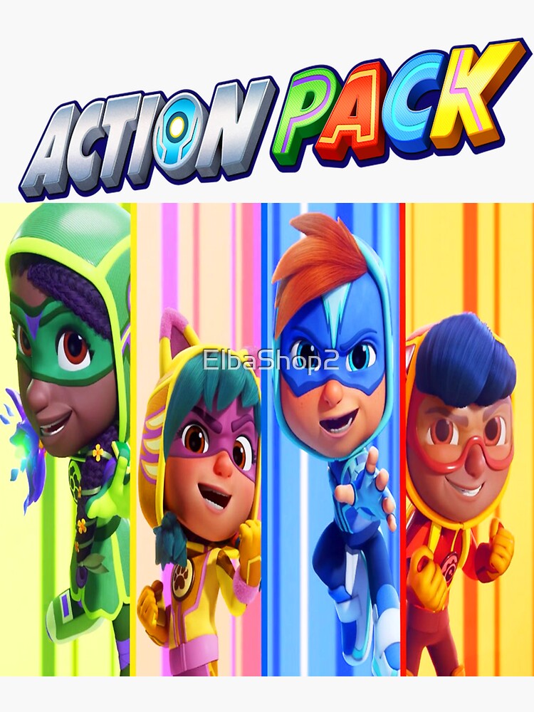 "Action Pack Gift For Fans action pack birthday" Sticker for Sale by ...