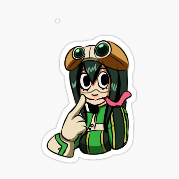 "Tsuyu Asui" Sticker for Sale by Ilexchan | Redbubble
