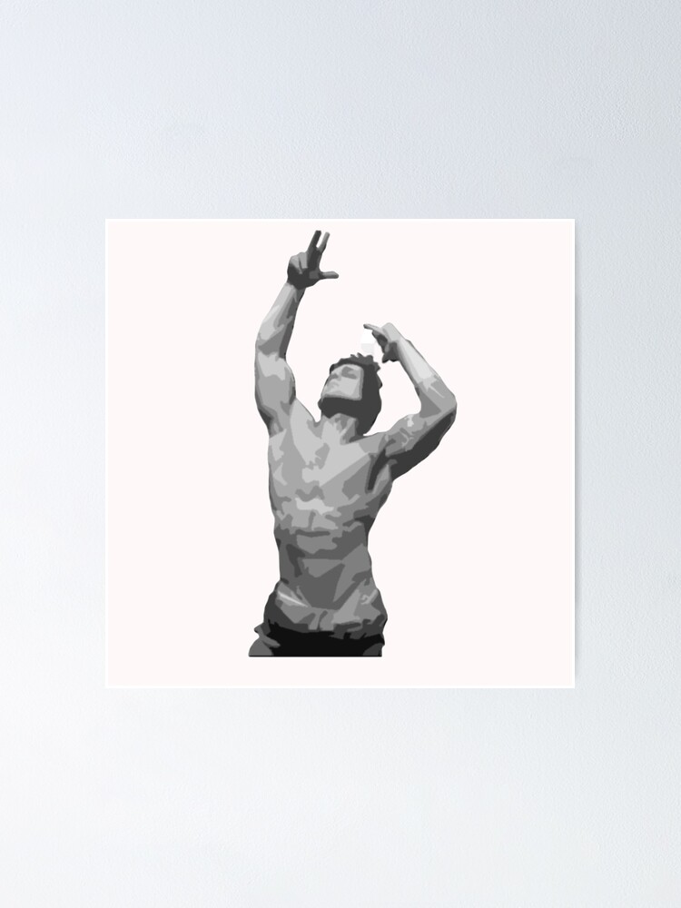 "ZYZZ-POSE" Poster for Sale by gymstuff | Redbubble