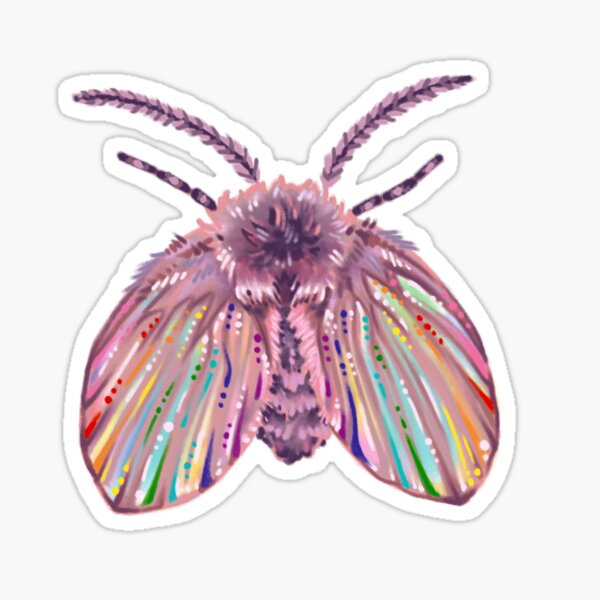 "LGBTQ+ Pride Gay Moth" Sticker for Sale by luxnovaart | Redbubble