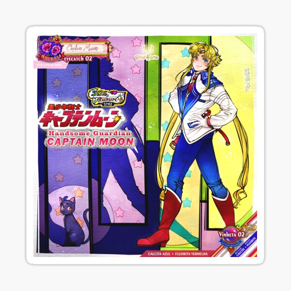 "Handsome Guardian Captain Moon- Eyecatch 02" Sticker for Sale by ...