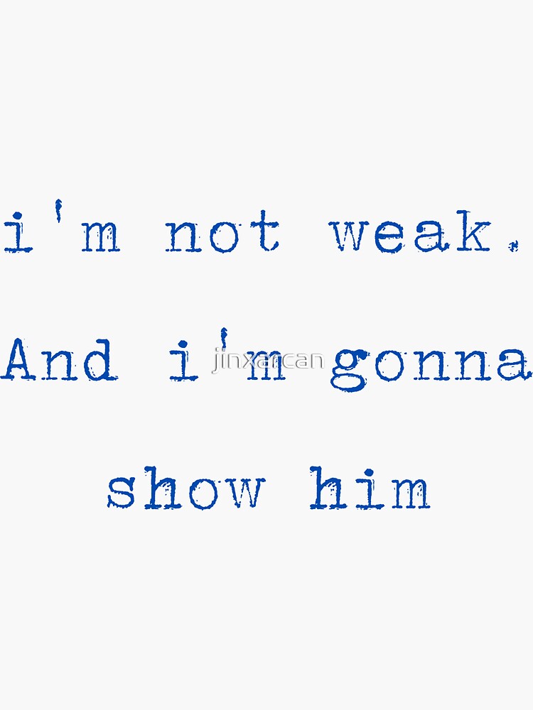 "jinx Powerful Netflix Arcane Quotes " Sticker for Sale by jinxarcan ...