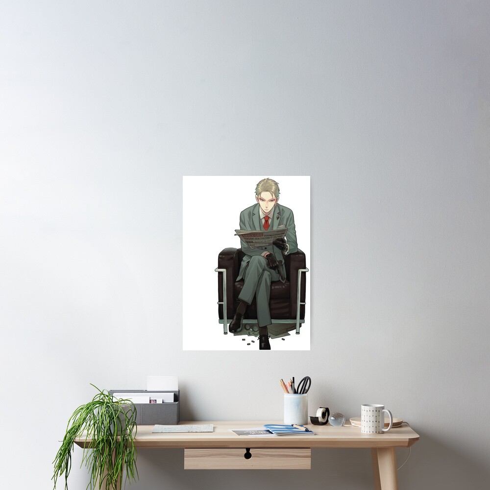 "Spy x Family Loid sitting" Poster for Sale by Emi09 | Redbubble