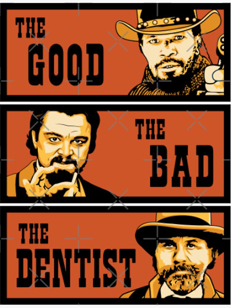 " django unchained" Sticker for Sale by BYROSALINDA | Redbubble