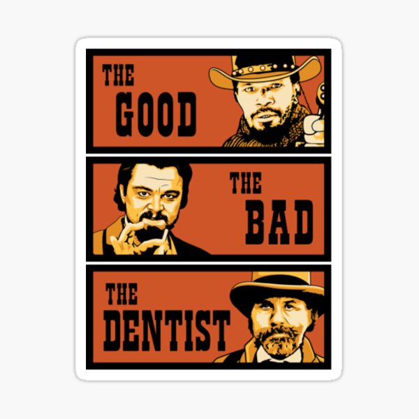 " django unchained" Sticker for Sale by BYROSALINDA | Redbubble