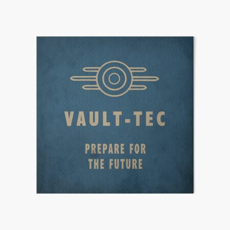 "Fallout 4 VAULT-TEC Logo┃Prepare For The Future┃ Faded Grunge ...