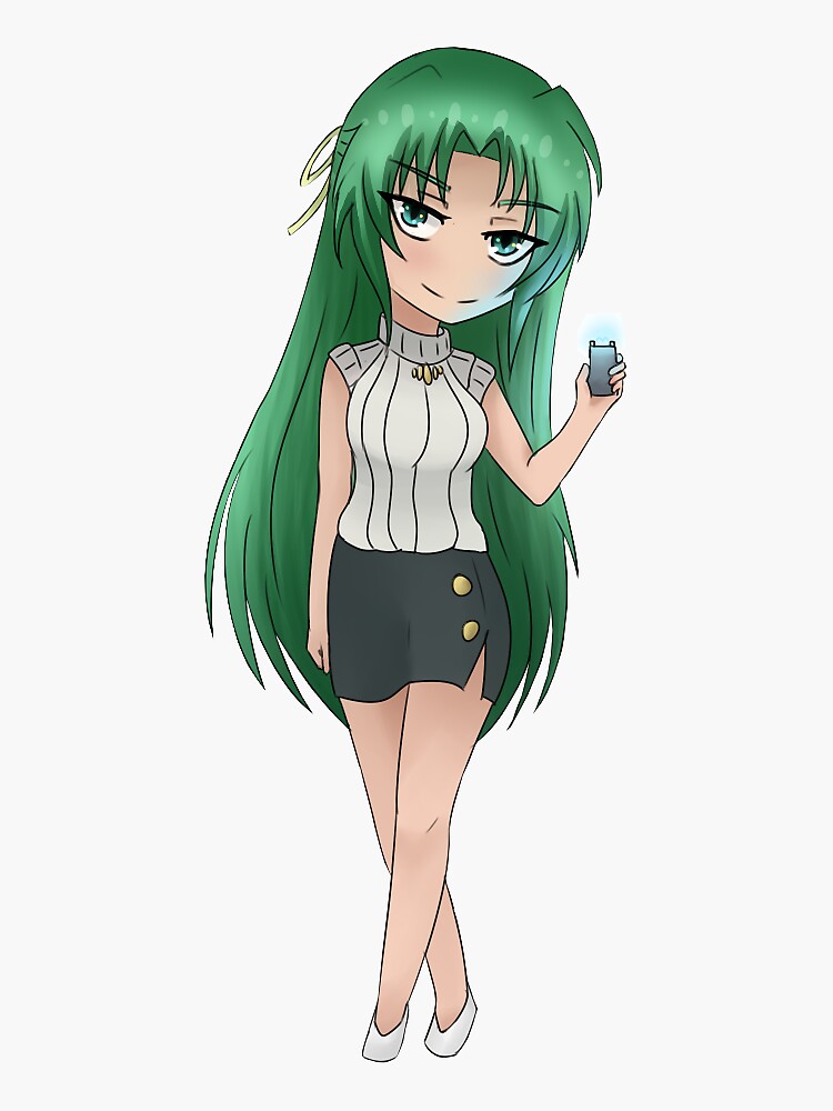 "sonozaki shion chibi yandere" Sticker for Sale by headlesshomos ...