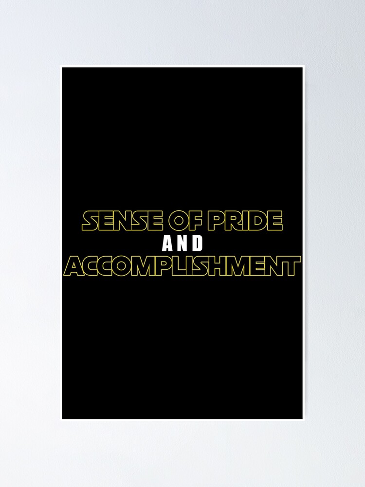 "Yongyea Merch Sense Of Pride And Accomplishment" Poster for Sale by ...