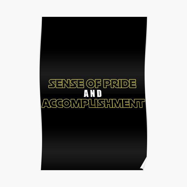 "Yongyea Merch Sense Of Pride And Accomplishment" Poster for Sale by ...