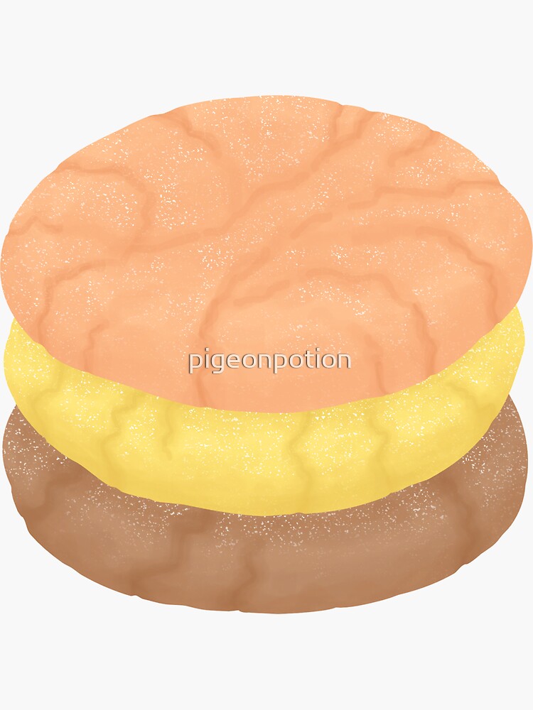 "Polvorones" Sticker for Sale by pigeonpotion | Redbubble