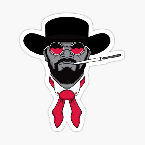 "django unchained" Sticker for Sale by BYROSALINDA | Redbubble