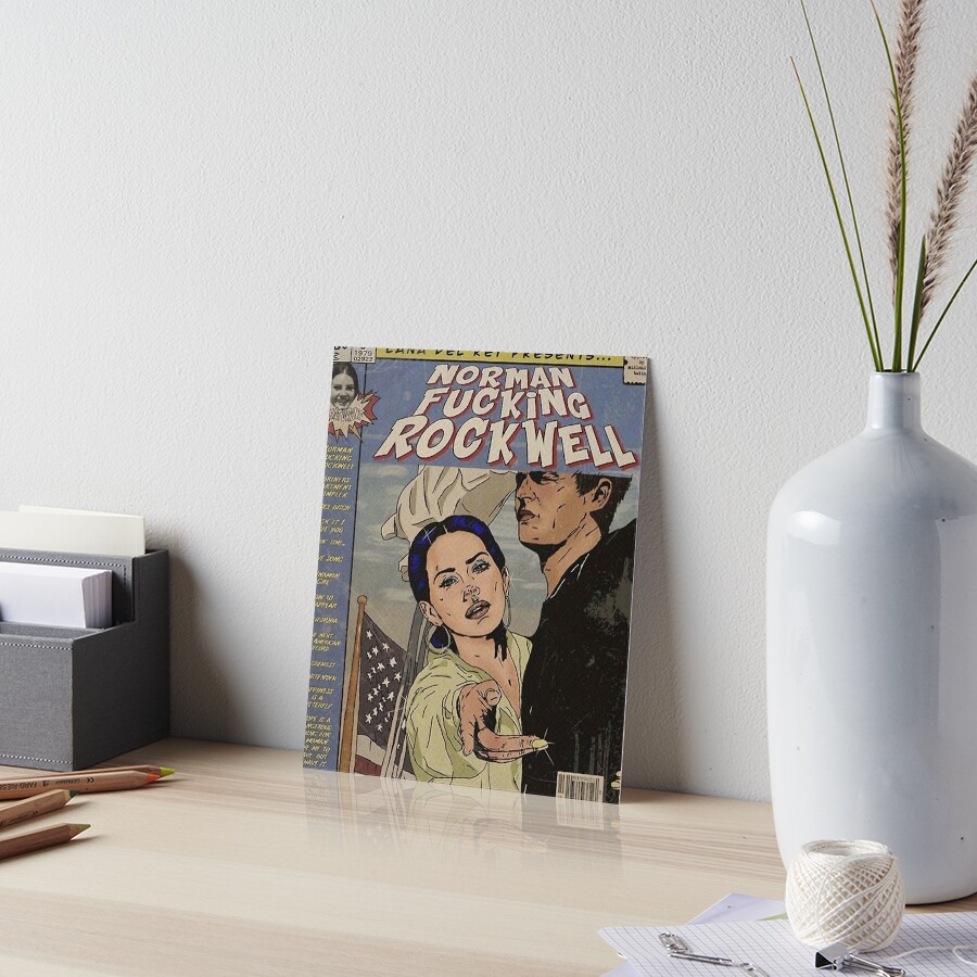 "norman fucking rockwell" Art Board Print for Sale by effertzmaximus ...