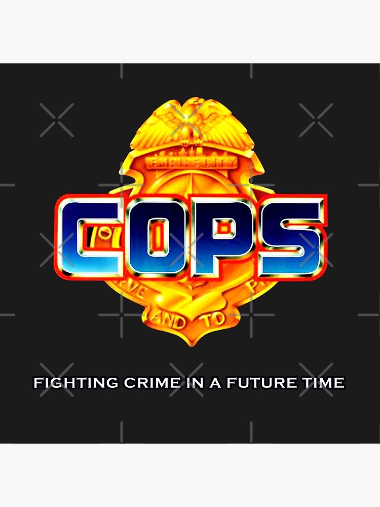 "Cops 80s Cartoon Logo" Poster for Sale by lock-it-down | Redbubble