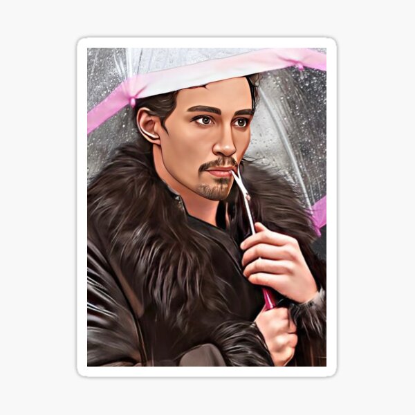 "The umbrella academy - number four Klaus Hargreeves" Sticker for Sale ...