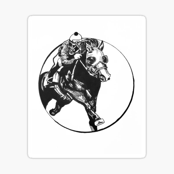 "Race horse" Sticker for Sale by Terrybadgley | Redbubble