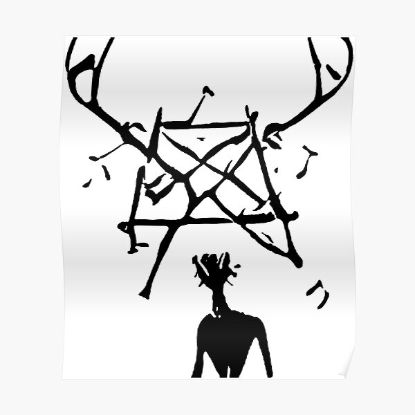 "Wendigo Occult symbol" Poster for Sale by biscutbuu69 | Redbubble