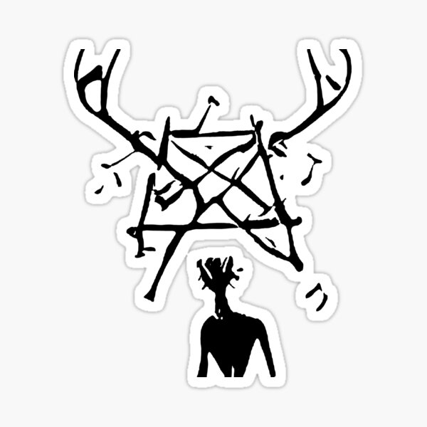 "Wendigo Occult symbol" Sticker for Sale by biscutbuu69 | Redbubble