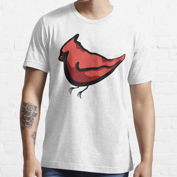 "Minimalist Red Cardinal Line Drawing" T-shirt for Sale by InkLayer ...