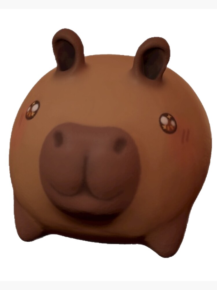 "Capybara Chibi Cute" Poster for Sale by CapyBoii | Redbubble