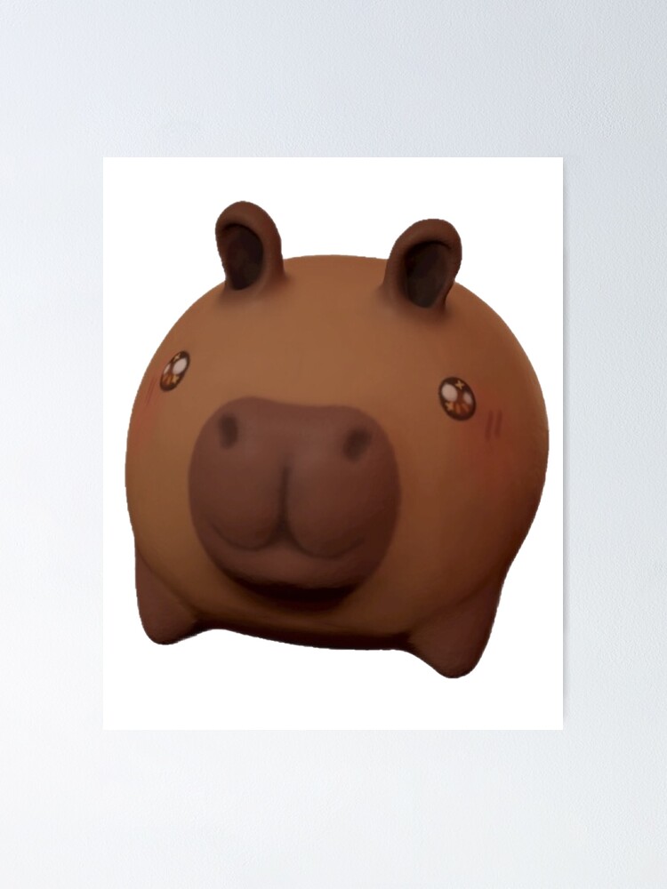 "Capybara Chibi Cute" Poster for Sale by CapyBoii | Redbubble