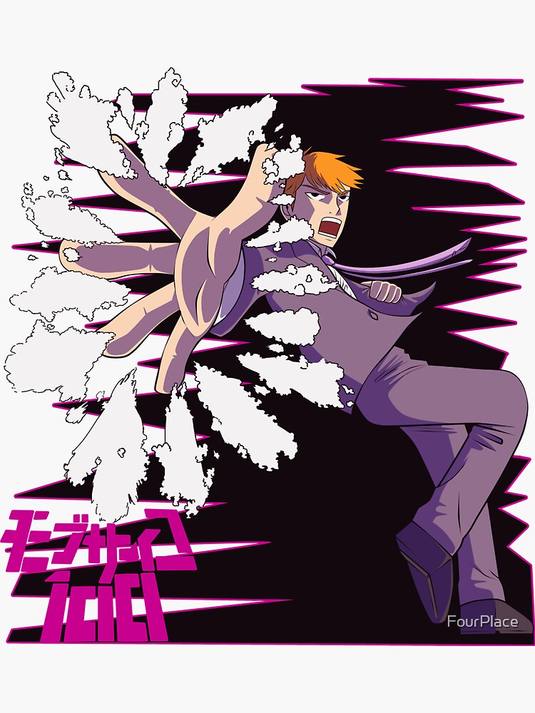 Pegatina «Arataka Reigen Salt Splash Mob Psycho 100 "Segundo modelo ...