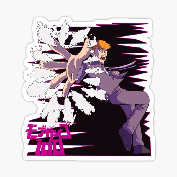 Pegatina «Arataka Reigen Salt Splash Mob Psycho 100 "Segundo modelo ...