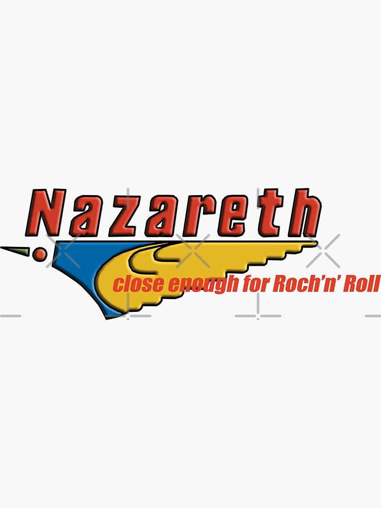 " nazareth logo" Sticker for Sale by salrasras | Redbubble