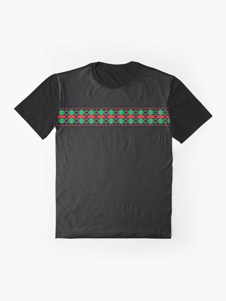 "Pueblo Indian Design (red border)" Graphic T-Shirt for Sale by Blue ...