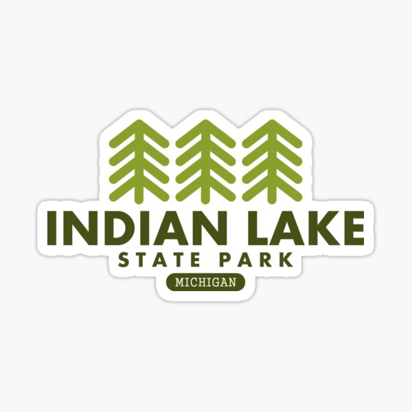 "Indian Lake State Park Michigan " Sticker for Sale by Naturedesign21 ...