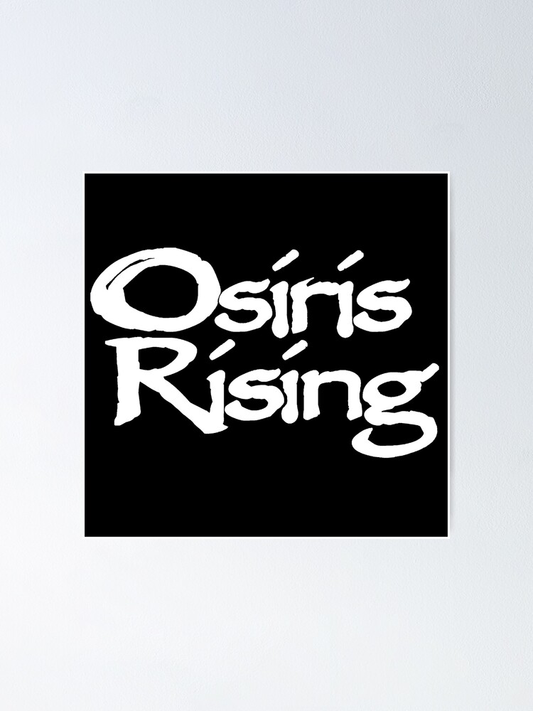"Osiris Rising logo in white" Poster for Sale by Osiris-Rising | Redbubble
