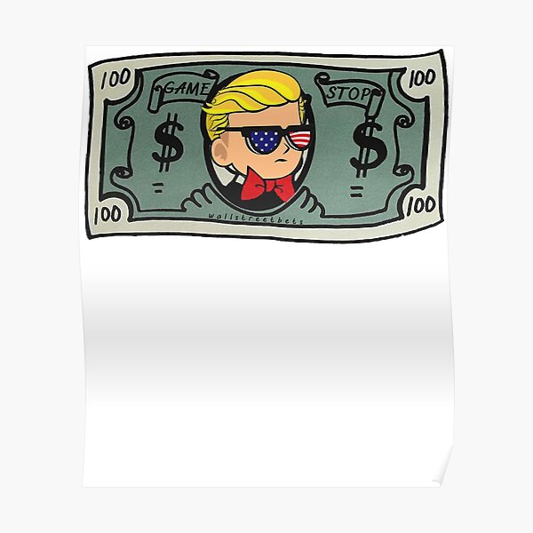 "Boys Girls Team Gamestop Gme Anime To The Moon Great Men Women" Poster ...