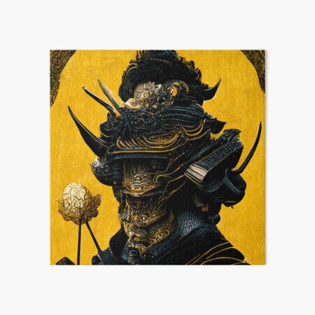 "Golden Samurai Warrior" Art Board Print for Sale by TheWizardCow ...