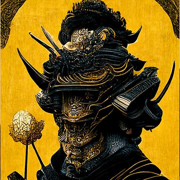 "Golden Samurai Warrior" Art Board Print for Sale by TheWizardCow ...