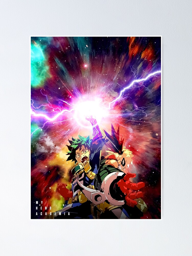 "Anime Hero Academia Deku" Poster for Sale by AntoinettePhis | Redbubble