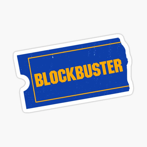 "Blockbuster video logo" Sticker for Sale by JasonHarvey064 | Redbubble