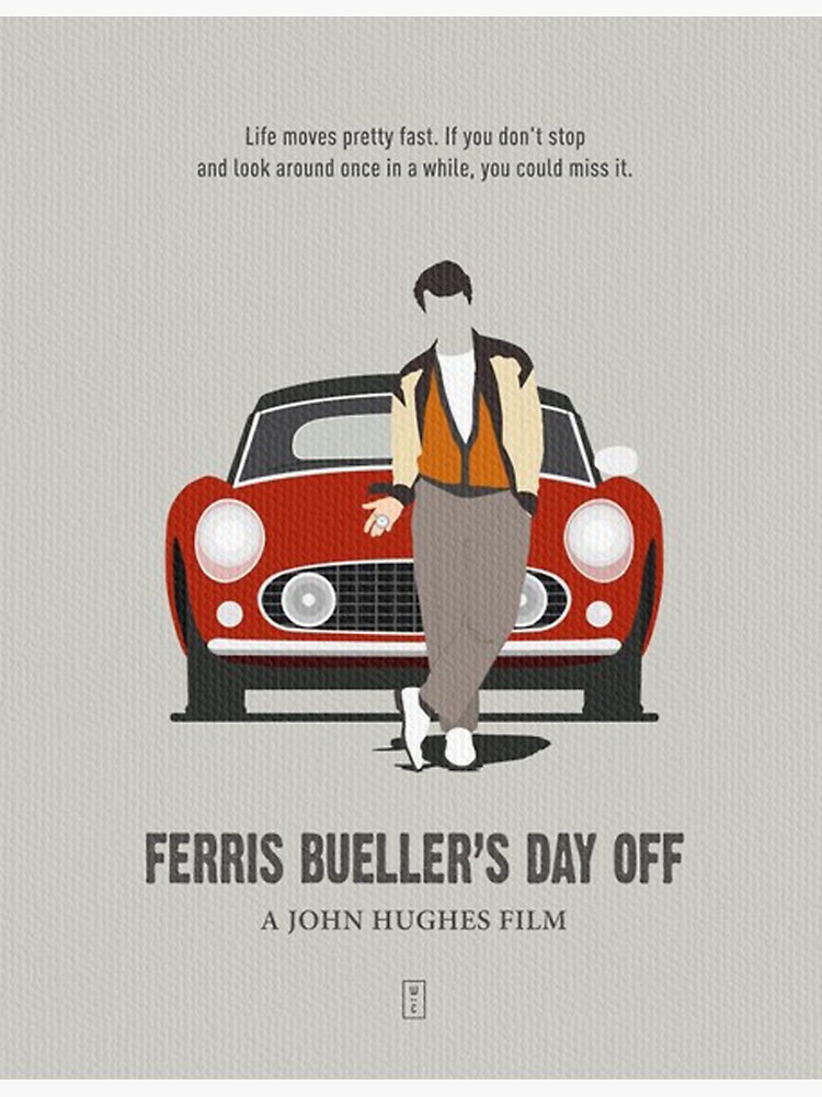 "Ferris Bueller's Day Off" Sticker for Sale by calebotweli | Redbubble