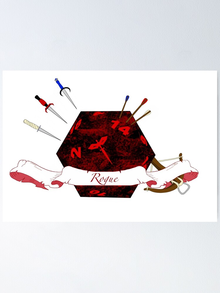 "Rogue D20" Poster for Sale by Sunsshin3 | Redbubble
