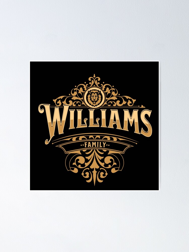 "Williams Family Coat of Arms or Crest Williams" Poster for Sale by ...