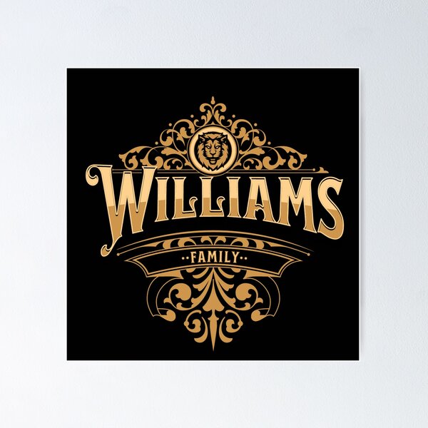 "Williams Family Coat of Arms or Crest Williams" Poster for Sale by ...