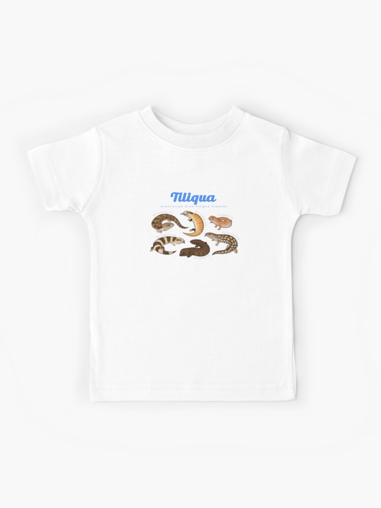 "Blue-tongue Lizards" Kids T-Shirt for Sale by miss-varanus | Redbubble