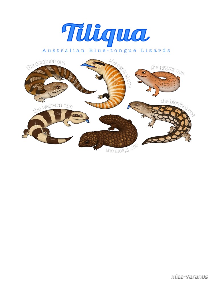 "Blue-tongue Lizards" Kids T-Shirt for Sale by miss-varanus | Redbubble
