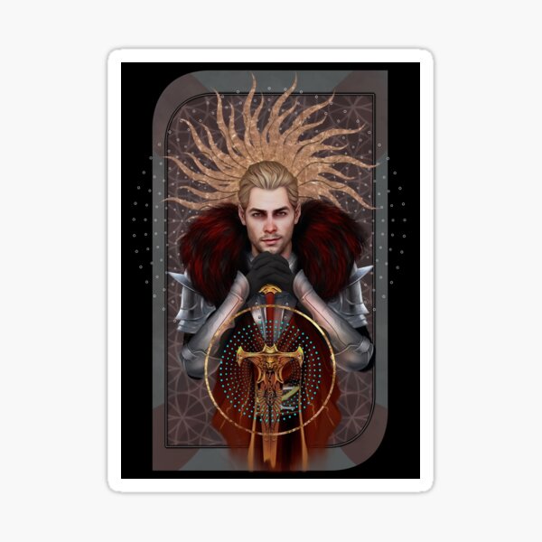 "Commander Tarot Poster" Sticker for Sale by surasennat | Redbubble