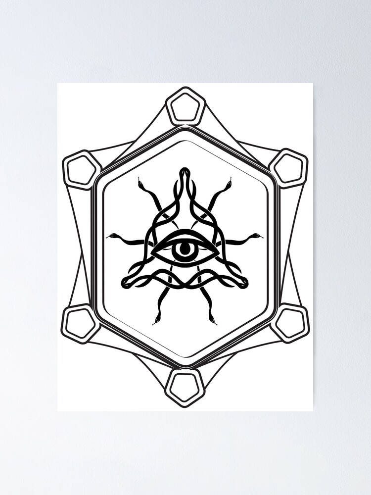 "Swordsman of Famine Symbol (w/ pendent)" Poster for Sale by ...