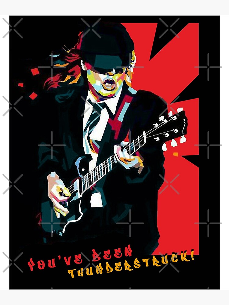 "The Lazy Way To Angus Selling Idea Young Acdc Thunderstruck Vintage ...