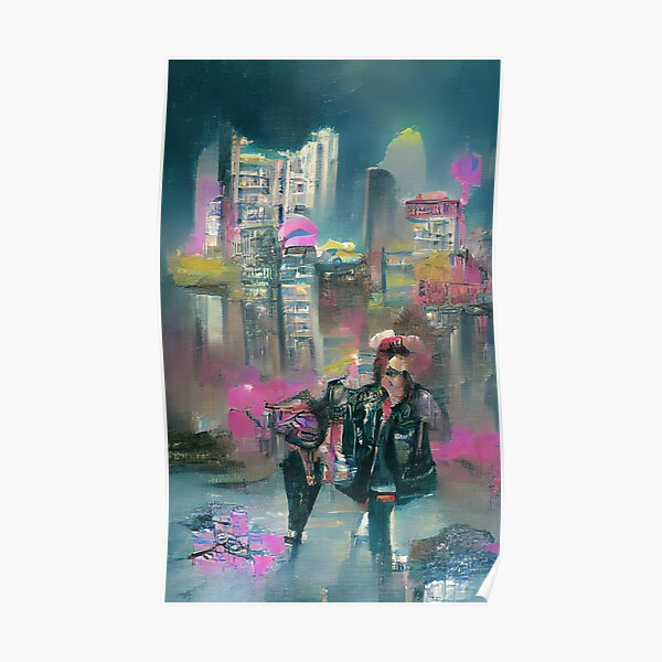 "Wander - Abstract 80s Art" Poster for Sale by GenXcentric | Redbubble