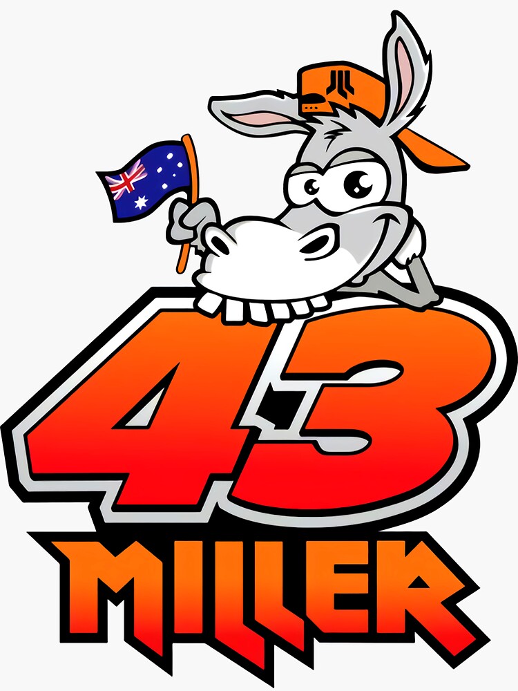 "jack miller 9" Sticker for Sale by sayakarehmi | Redbubble