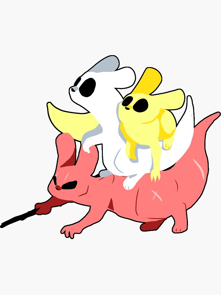 "Rain World Stacked Slugcats" Sticker for Sale by FearwithaB | Redbubble