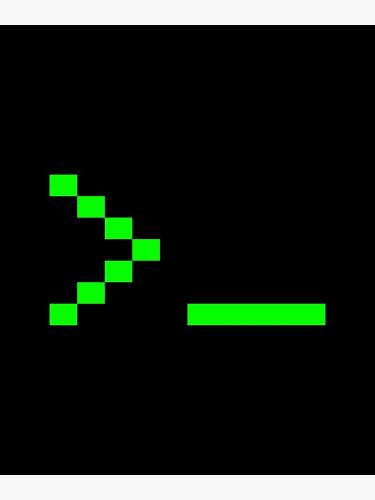 "Old School Computer Text Input Prompt" Photographic Print for Sale by ...